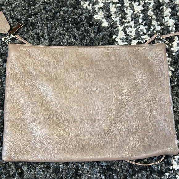 Coach | Bags | Coach Mushroom Color Flat Crossbody Style 2946 | Poshmark